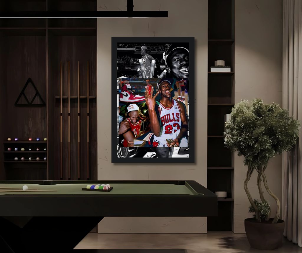CUADRO MICHAEL JORDAN COLLAGE – Espacio Vivo Ec