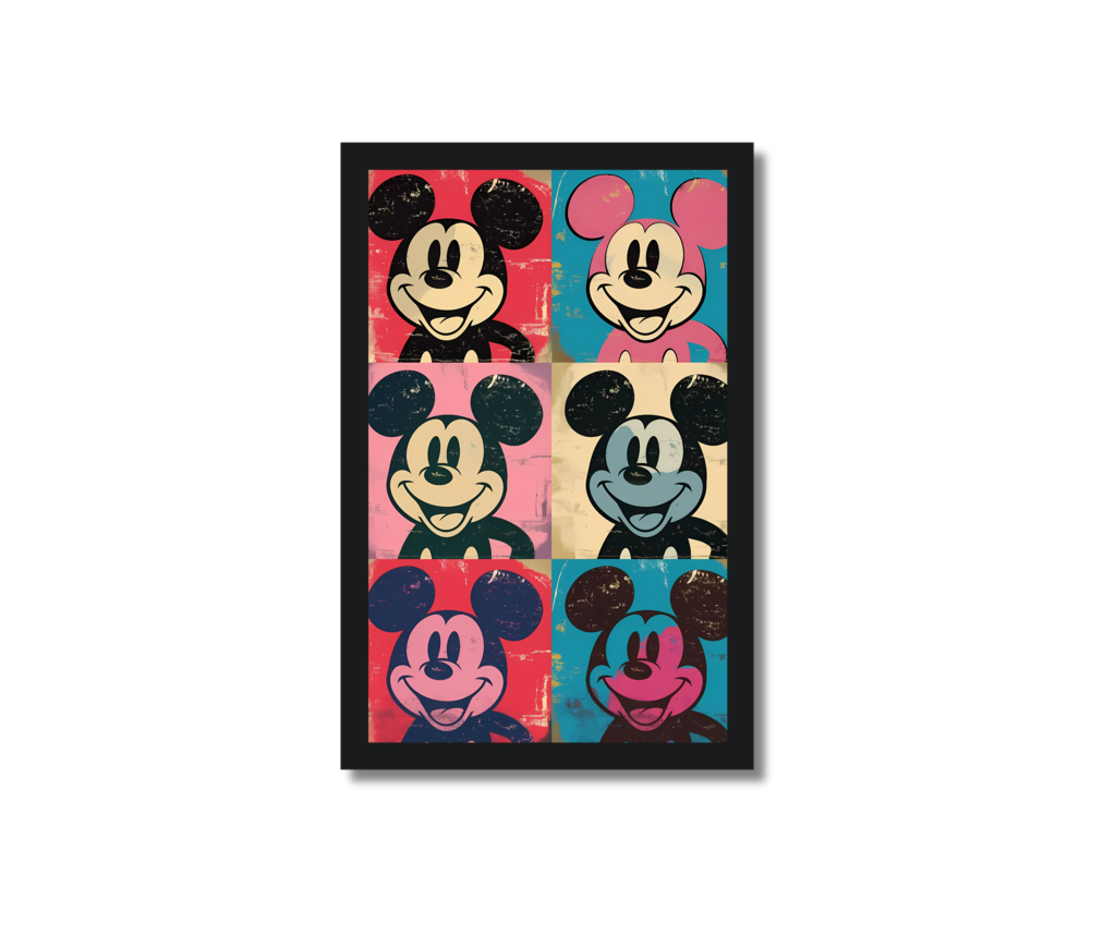 CUADRO MICKEY MOUSE COLLAGE – Espacio Vivo Ec